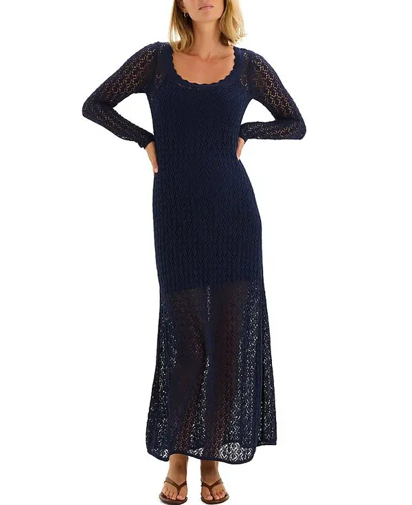 Hatch Collection The Carmella Dress - Navy