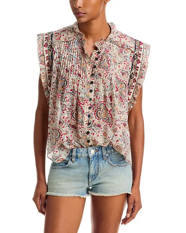 Isabel Marant Étoile Derrron Cotton Sleeveless Top