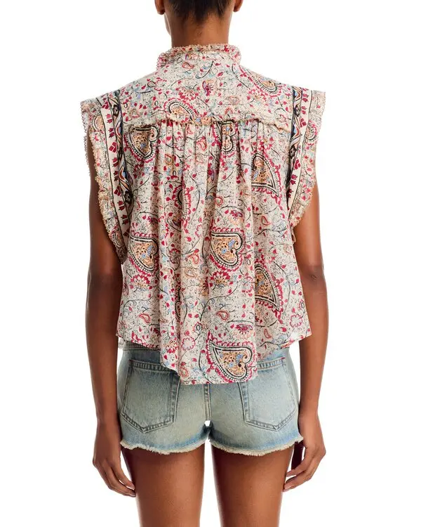 Isabel Marant Étoile Derrron Cotton Sleeveless Top