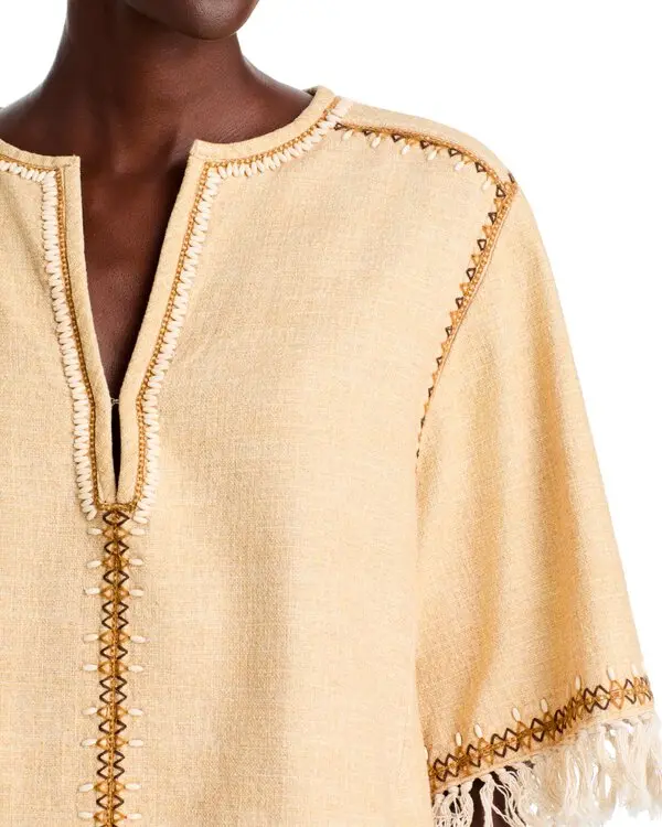Isabel Marant Étoile Cybele Cotton Fringe Top