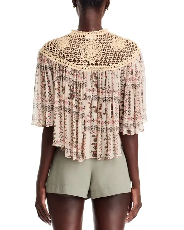 Isabel Marant Étoile Voldy Crochet Trapeze Top