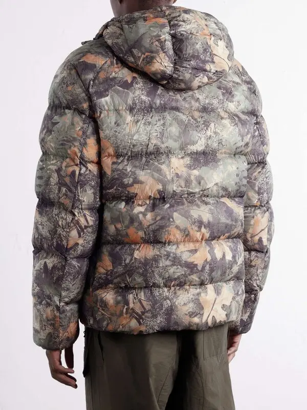 Polo Ralph Lauren Hooded Camouflage-print Quilted Ripstop Down Jacket