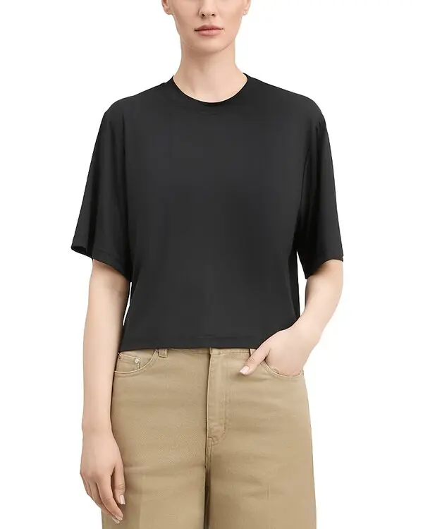 Derek Lam 10 Crosby Fran Drapey Jersey Tee