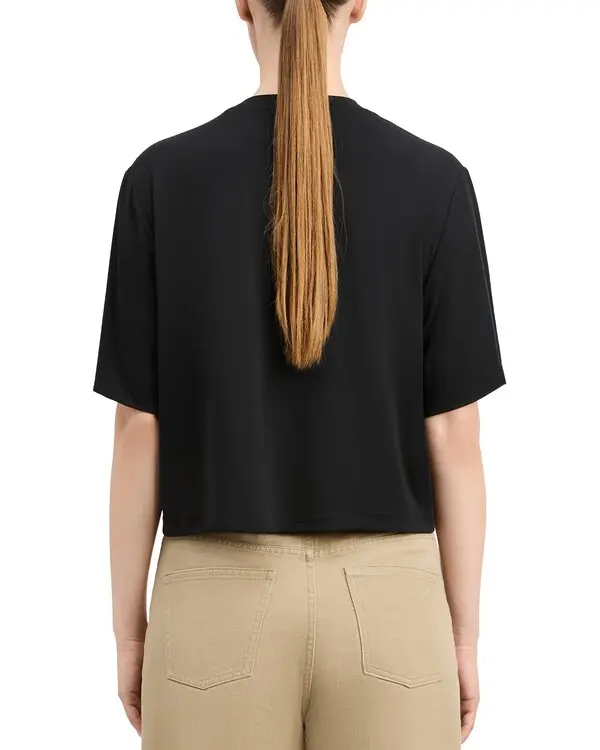 Derek Lam 10 Crosby Fran Drapey Jersey Tee