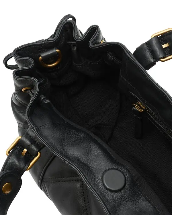 Gerard Darel 12h Matelasse Leather Top Handle Bag