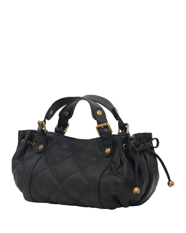 Gerard Darel 12h Matelasse Leather Top Handle Bag