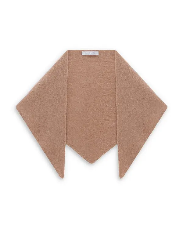 Gerard Darel Sona Cashmere Pointed Ends Scarf - Camel