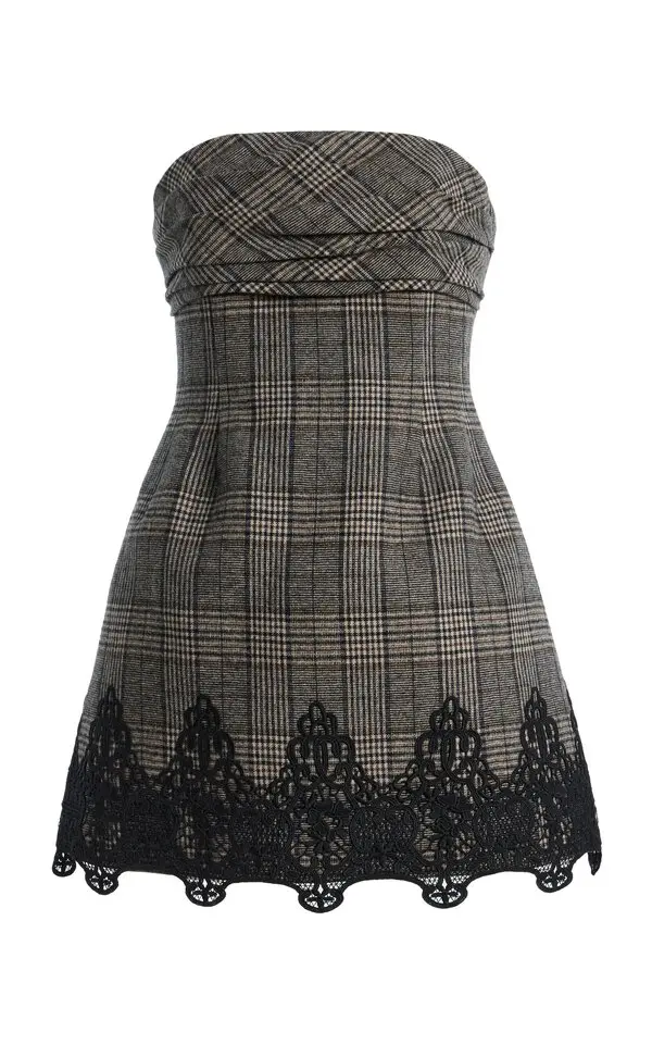 Cara Cara Ina Twill Mini Dress - Grey