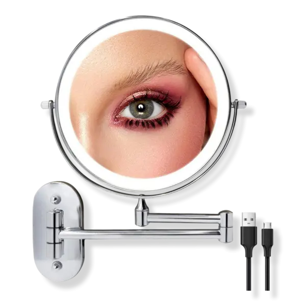 FASCINATE Rechargeable Wall-mounted Makeup Mirror