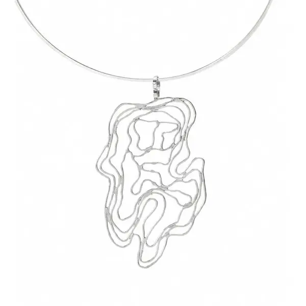 KARIZIA MX Mapa Pendant - Silver