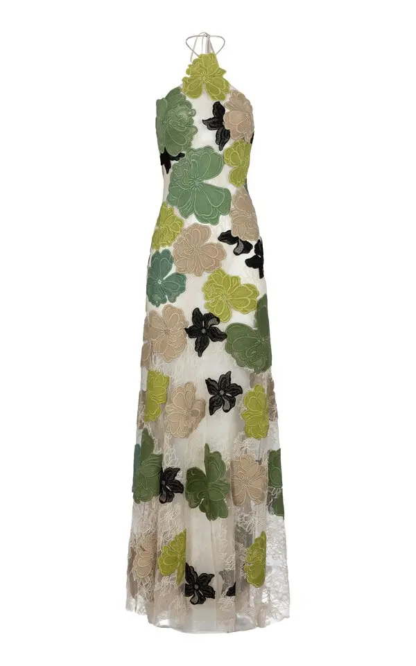 Silvia Tcherassi Xenia Cotton-blend Maxi Dress