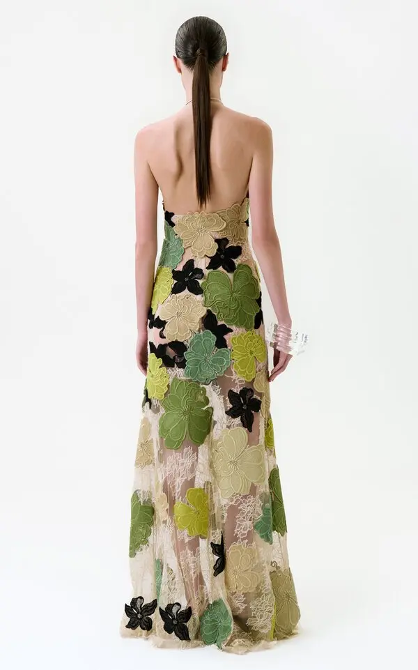 Silvia Tcherassi Xenia Cotton-blend Maxi Dress