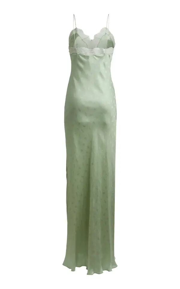 Etro Lace-trimmed Maxi Dress