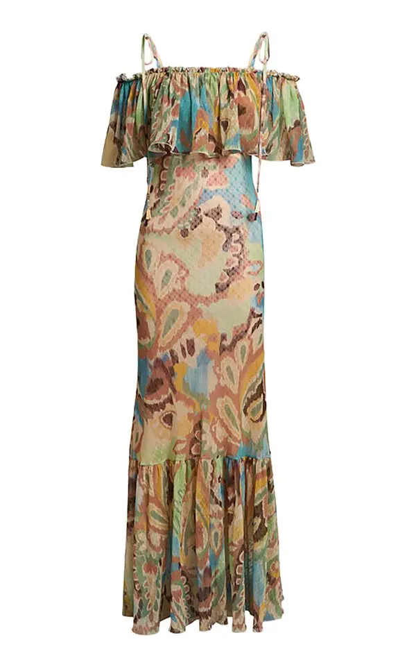 Etro Off-the-shoulder Maxi Dress