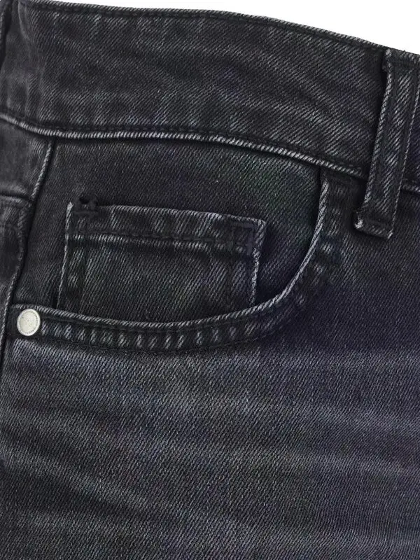 MERCI Faded-effect Straight-leg Jeans