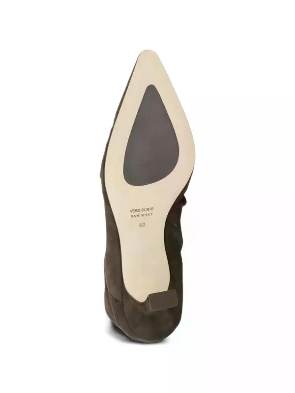JULIE DEE Pointed-toe Ankle Boots