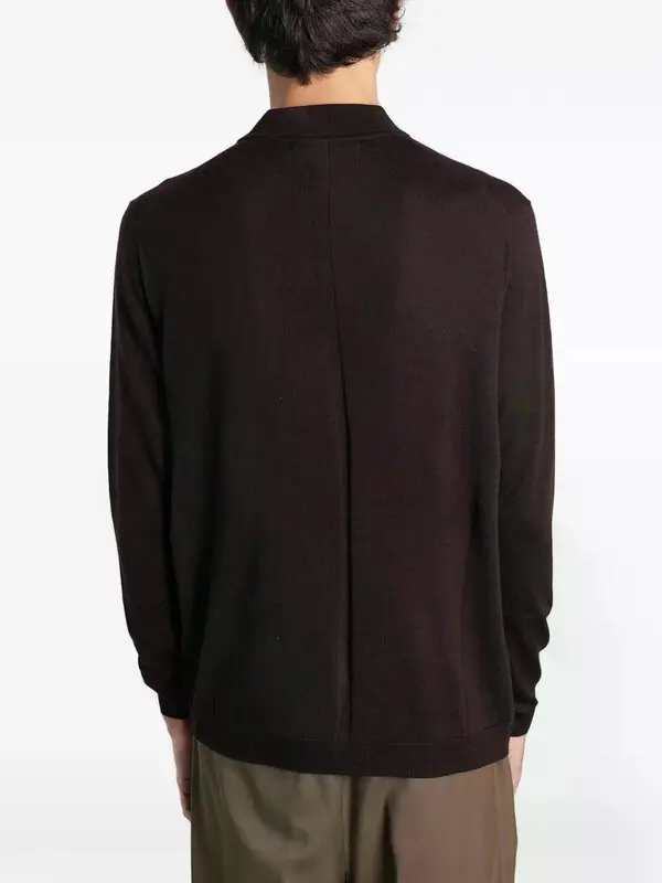 LOW BRAND Long-sleeve Polo Shirt