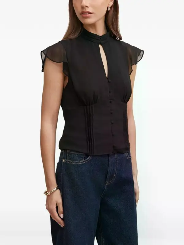 EVER NEW Eden Keyhole Blouse