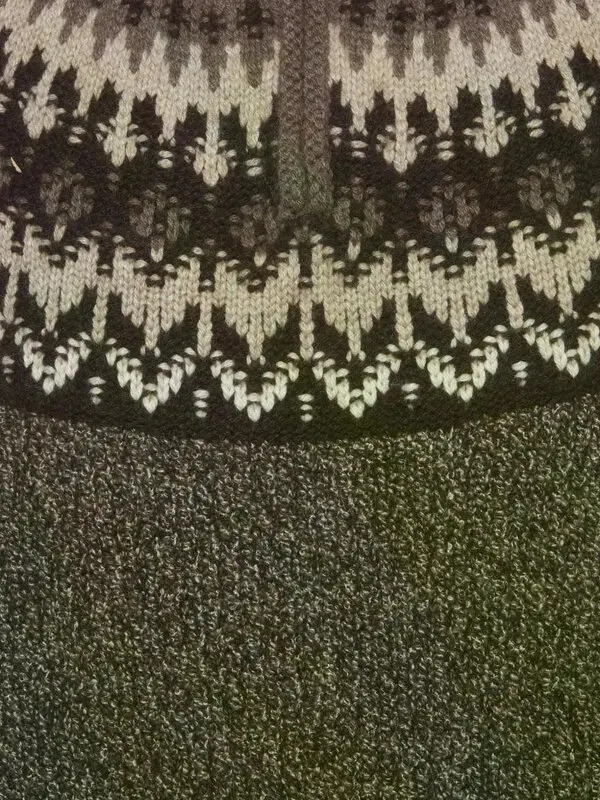Loro Piana Bouclé Fair Isle Sweater