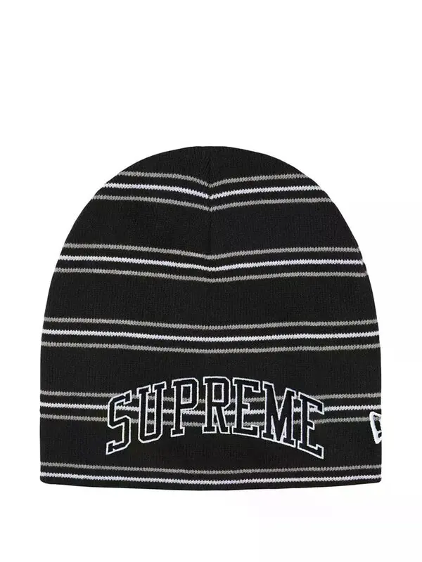 Supreme X New Era Striped Beanie Hat