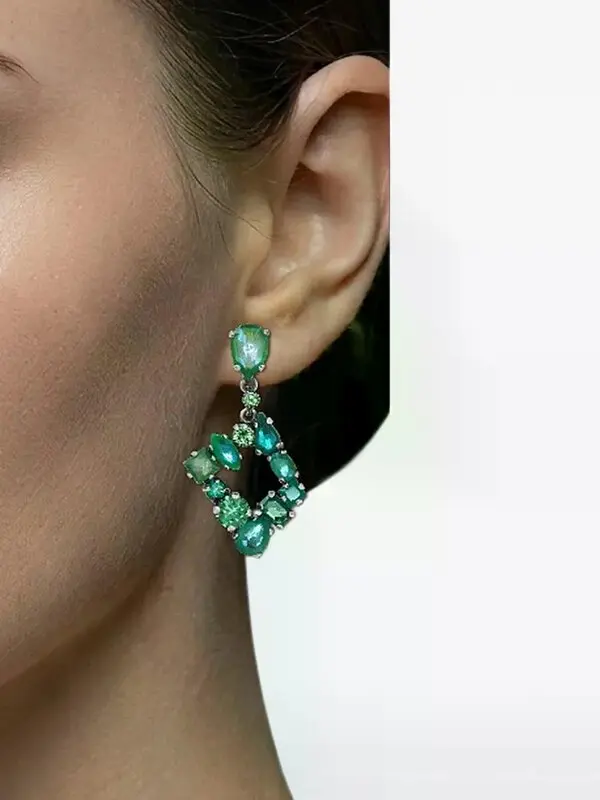 KONPLOTT Mess To Impress Crystal Drop Earrings