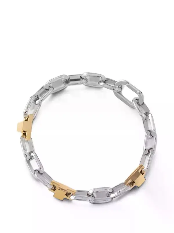 TRUSSARDI Two-tone Cable-link Bracelet