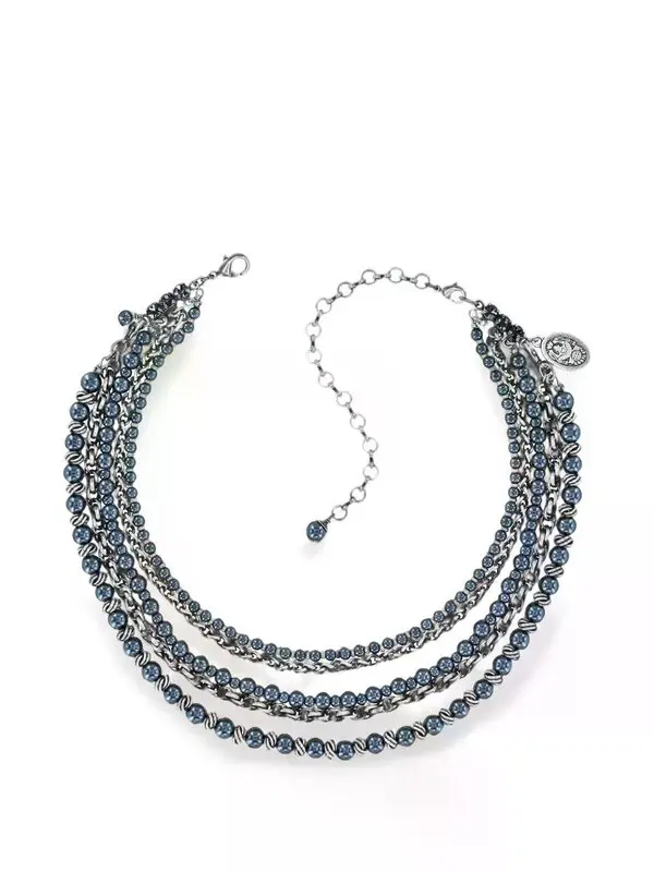 KONPLOTT La Comtesse Ii Layered Necklace - Silver
