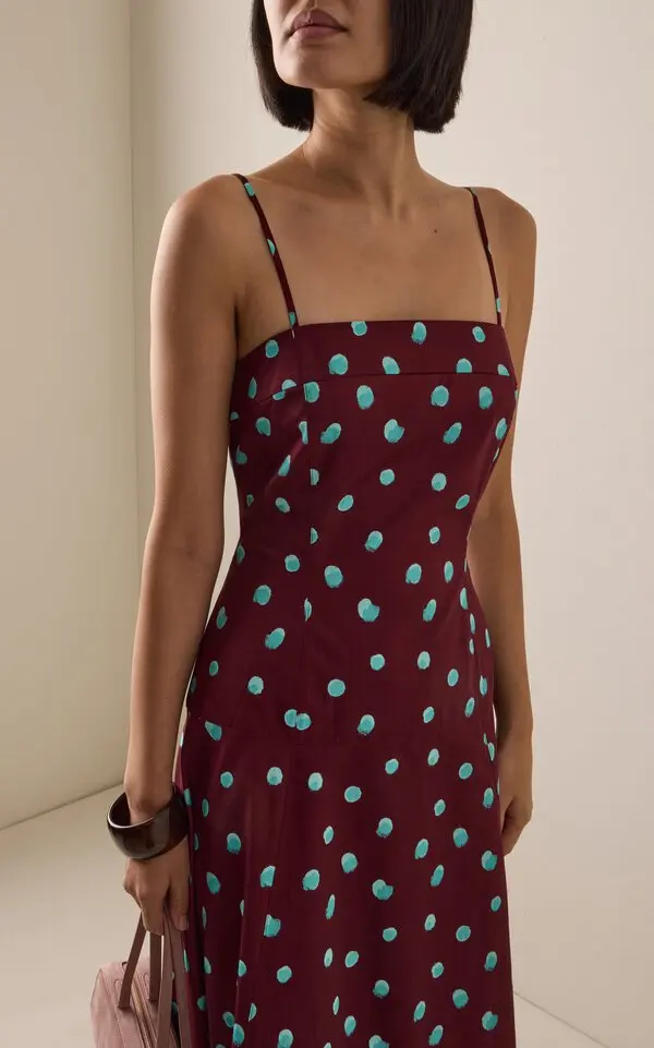 Rosie Assoulin Drop Me A Note Cotton Dress