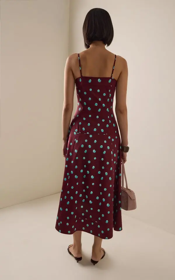 Rosie Assoulin Drop Me A Note Cotton Dress