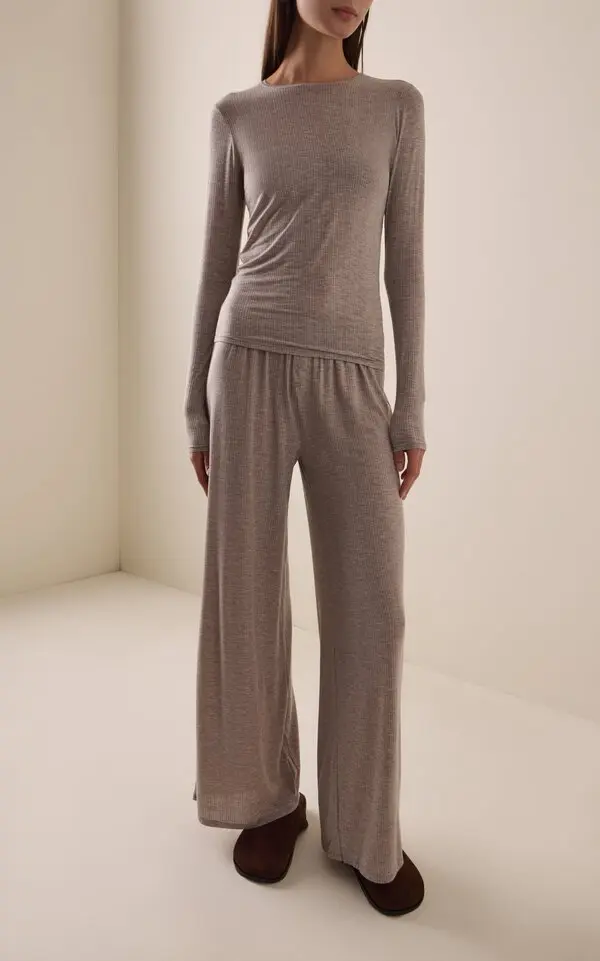 NEGATIVE Whipped Long-sleeve Knit Top