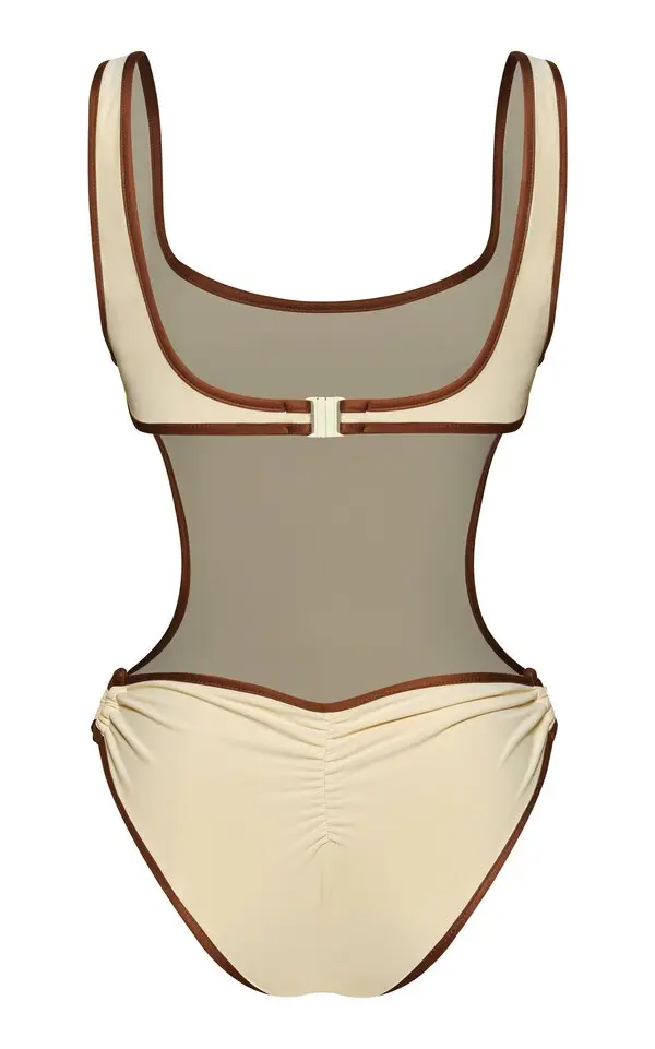 Johanna Ortiz Raiz Marina One-piece Jersey Swimsuit