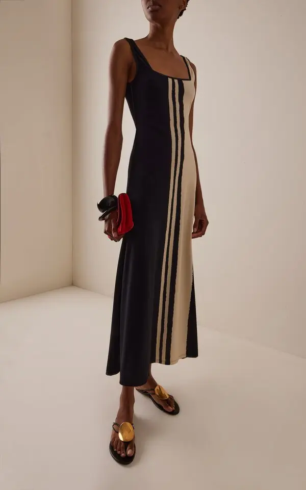 Johanna Ortiz Solar Code Jersey Maxi Dress