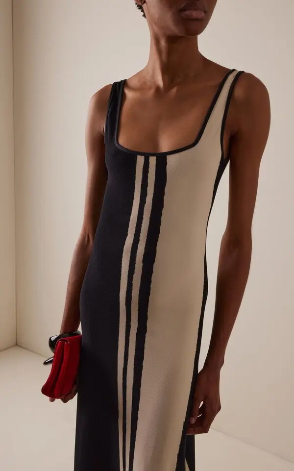Johanna Ortiz Solar Code Jersey Maxi Dress