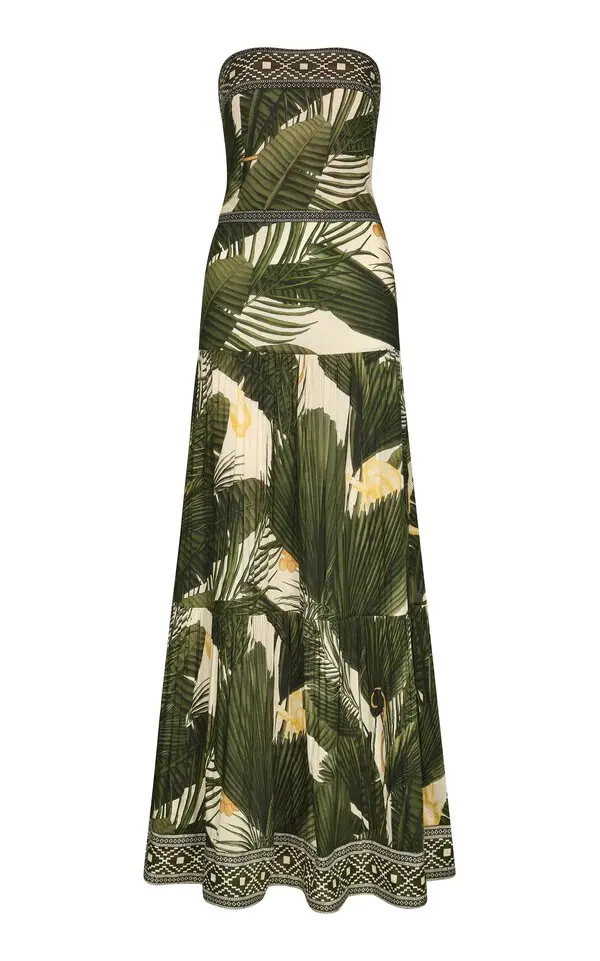 Johanna Ortiz Another Chance Cotton Maxi Dress - Print