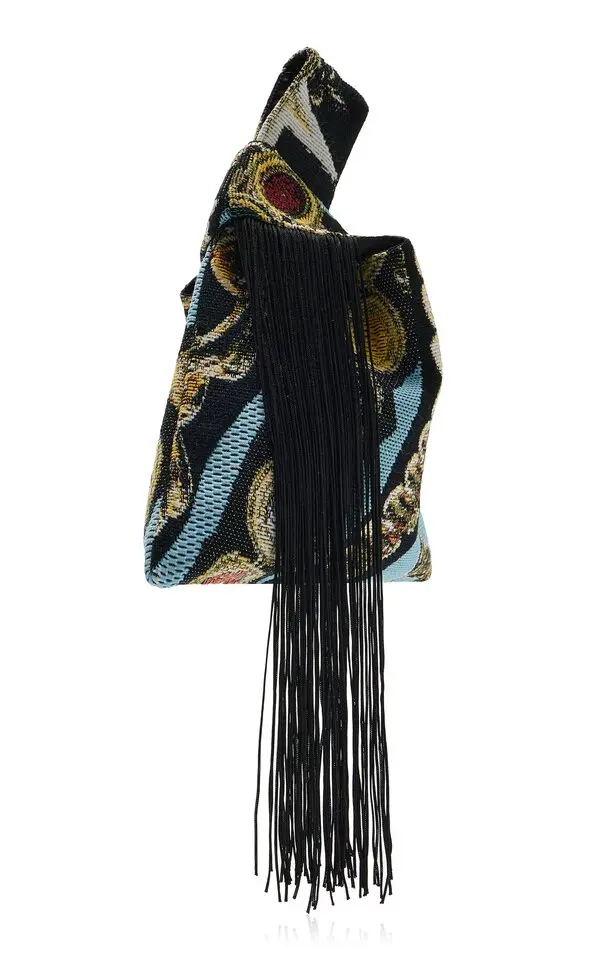 MÉLISSE The Jewel Knot Bag In Italian Brocade