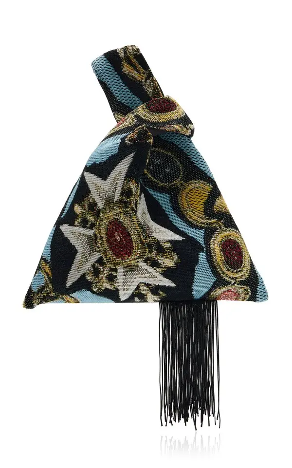 MÉLISSE The Jewel Knot Bag In Italian Brocade