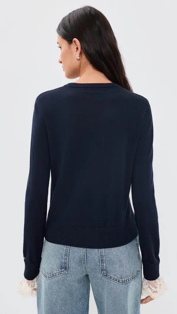 Sea Danielle Pearl Button Cardigan
