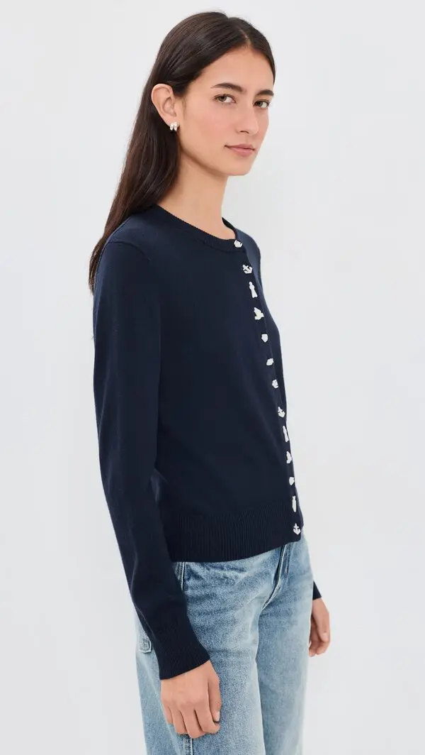Sea Danielle Pearl Button Cardigan