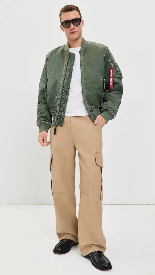 Alpha Industries Ma-1 Battlewash Heritage Fit Bomber Jacket