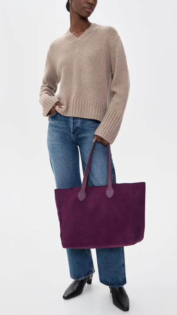 Stoney Clover Lane Heniretta Suede Tote