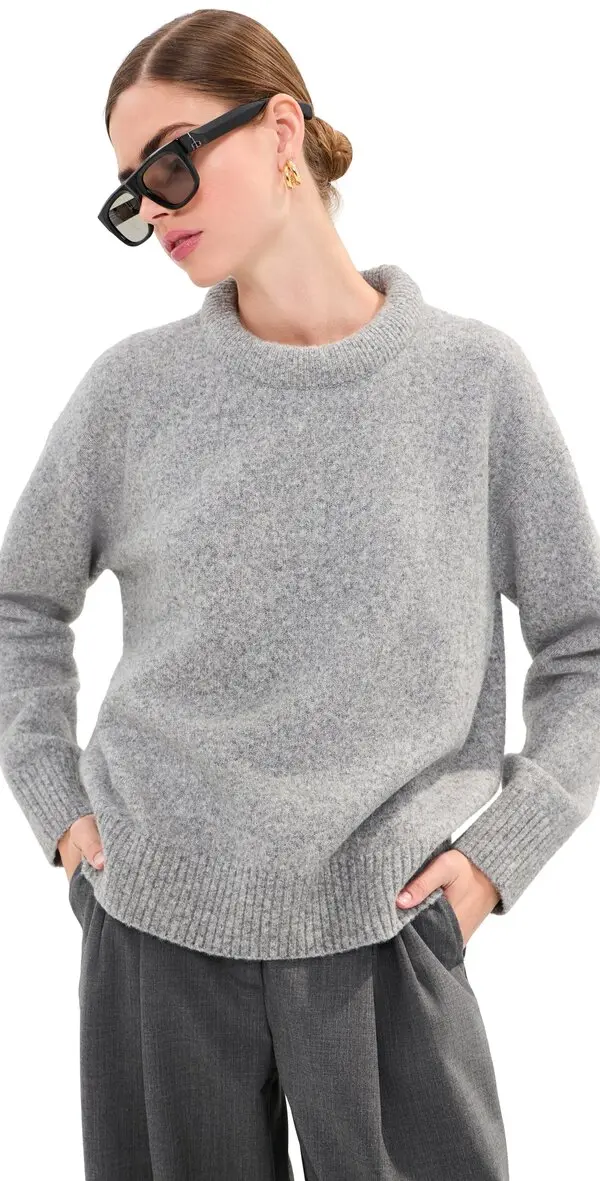LE BOP Amber Sweater - Grey Melange