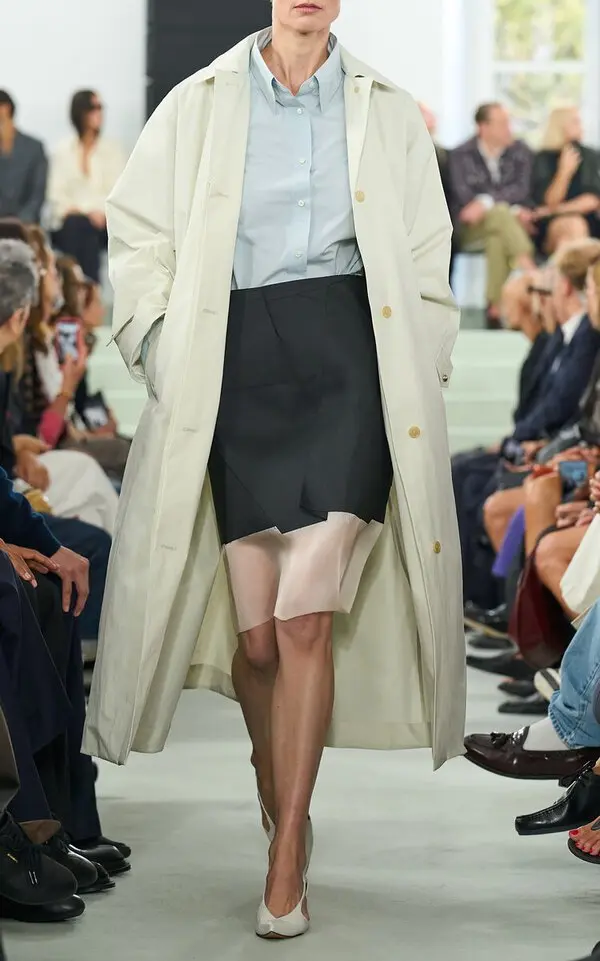 JIL SANDER Colorblocked Midi Skirt