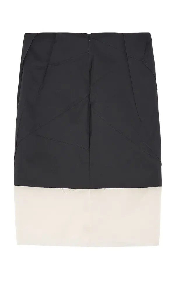 JIL SANDER Colorblocked Midi Skirt