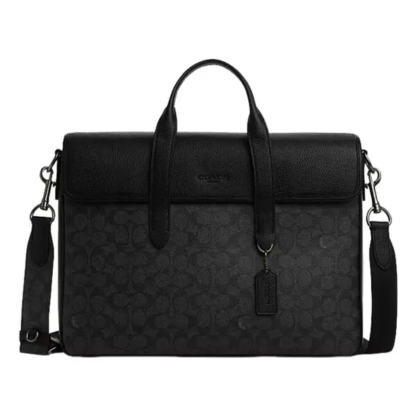 COACH Sullivan Portfolio Brief In Signature Canvas