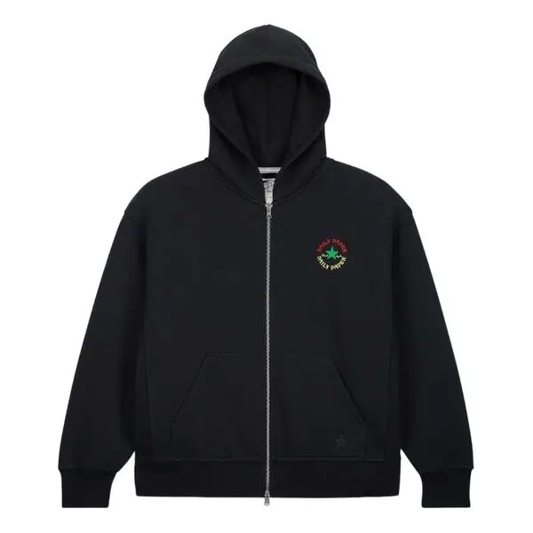 CONVERSE X Daily Paper Hooded Fleece Jacket Asia Sizing - Black