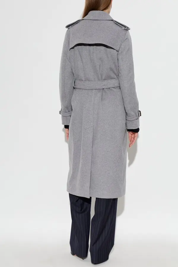 Burberry Kensington’ Cashmere Trench Coat