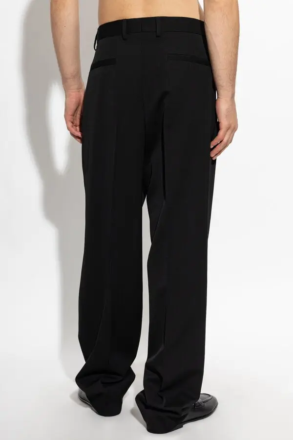 Dolce & Gabbana Pleated Wool Trousers