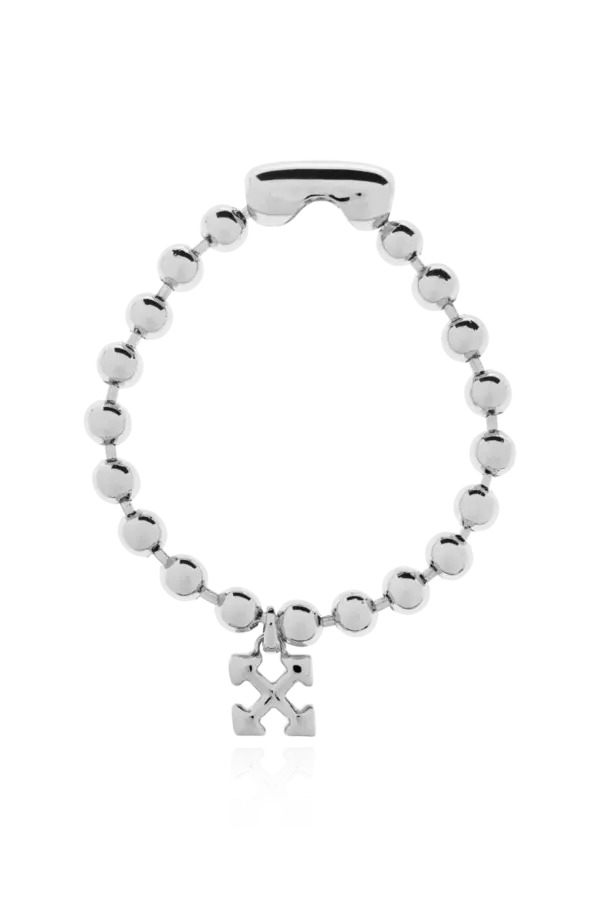 Off-White Brass Bracelet - Silver