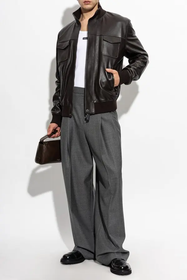 Dolce & Gabbana Tailored Wool Pleated Trousers