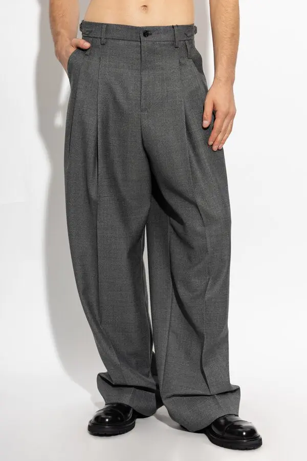 Dolce & Gabbana Tailored Wool Pleated Trousers